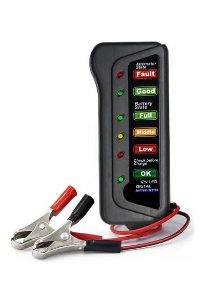 Ayt Akü Test Cihazı 12 Volt Batarya Test Akü Ölçme Şarj Ayt Akü Test Cihazı 12 Volt Batarya Test Akü Ölçme Şarj