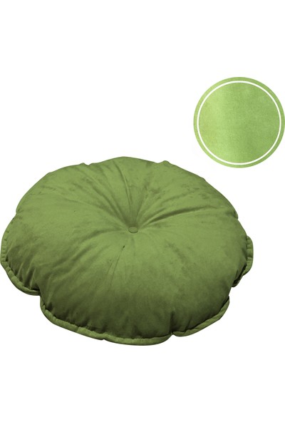 Enes Mefruşat 6 Adet Bambu Sandalyesi Için Yuvarlak Oturma/sırt Minderi