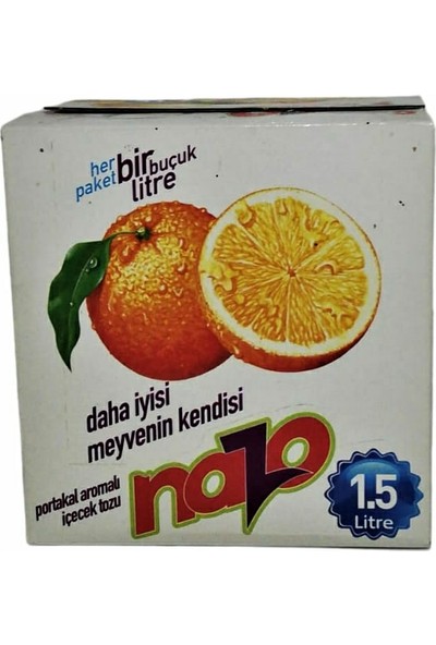 Nazo 24'lü Portakal Aromalı Toz İçecek Nazo 24'lü Portakal Aromalı Toz İçecek