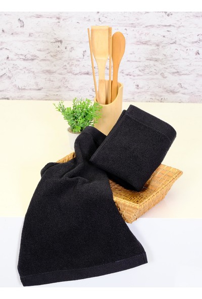Woop Home 2'li Siyah Mutfak Havlusu Woop Home 2'li Siyah Mutfak Havlusu
