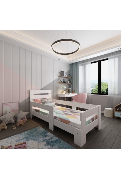 Ninnimo Montessori Mdf Karyola Q4002-1 90x190 Uyumlu