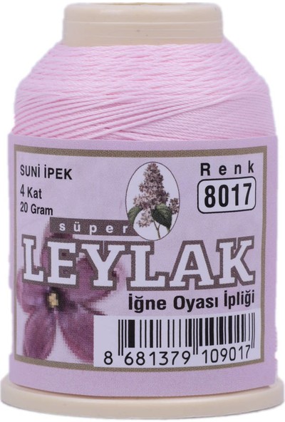 Leylak Suni İpek Oya İpi 20 gr 8017 Leylak Suni İpek Oya İpi 20 gr 8017