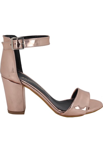 Pandora Moda Rose Rugan Topuklu Kadın Ayakkabı Y-AK609 Pandora Moda Rose Rugan Topuklu Kadın Ayakkabı Y-AK609