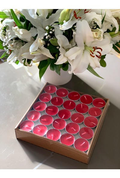 Gizemli Home Kırmızı Tealight 100'LÜ Paket