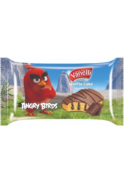 Vanelli Angry Birds Çikolata Soslu Kek 24 Adet Vanelli Angry Birds Çikolata Soslu Kek 24 Adet