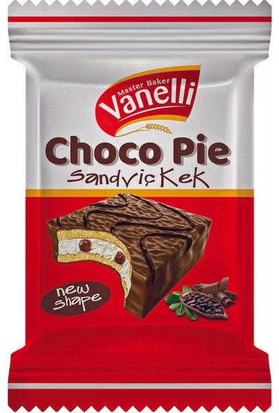 Vanelli Choco Pie Kakao Kaplamalı Marhsmelow Kek Vanelli Choco Pie Kakao Kaplamalı Marhsmelow Kek