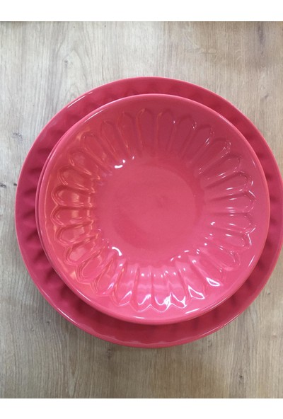 Keramika 24 Parça Yemek Takımı Badem Pembe Keramika 24 Parça Yemek Takımı Badem Pembe