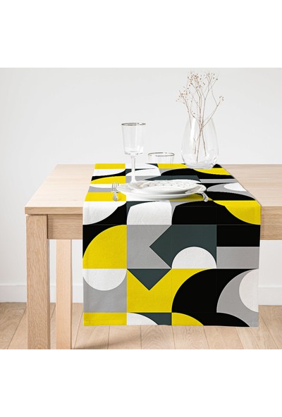 Realhomes Dijital Baskılı Özel Tasarım Dekoratif Modern Süet Runner Realhomes Dijital Baskılı Özel Tasarım Dekoratif Modern Süet Runner