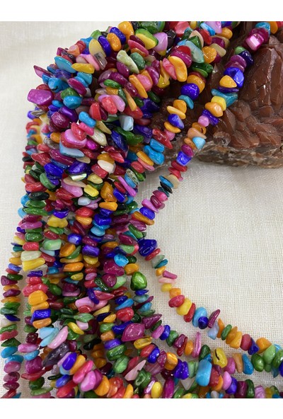 Hedef Bijuteri Doğal Kırık Taş Karışık Renkli Sedef Dizisi 80 cm Renkli Sedef Kırık Dizi Hedef Bijuteri Doğal Kırık Taş Karışık Renkli Sedef Dizisi 80 cm Renkli Sedef Kırık Dizi