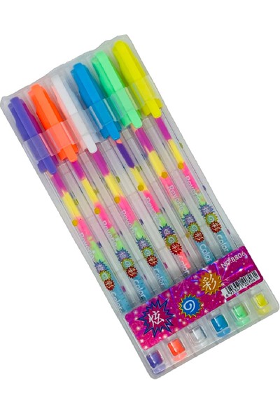 Misyon Gökkuşağı Mürekkepli Kalem 6'lı