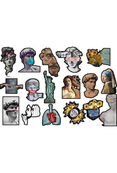 Tellgraf Sanat Temalı Laptop Sticker Tellgraf Sanat Temalı Laptop Sticker