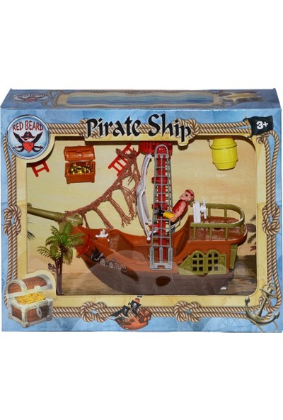 Sunman Korsan Oyun Seti Beyaz Yelkenli Oyuncak
