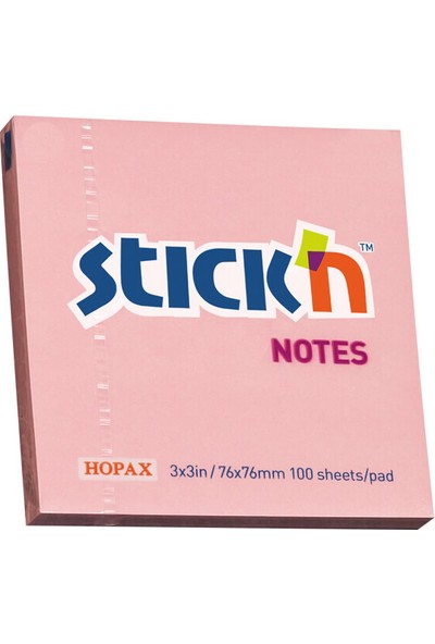 Gıpta Stickn 100 Yaprak Pastel Pembe Not Kağıdı 76 x 76 mm Gıpta Stickn 100 Yaprak Pastel Pembe Not Kağıdı 76 x 76 mm
