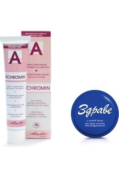 Zdrave 30 gr + Achromin Leke Kremi 45 ml