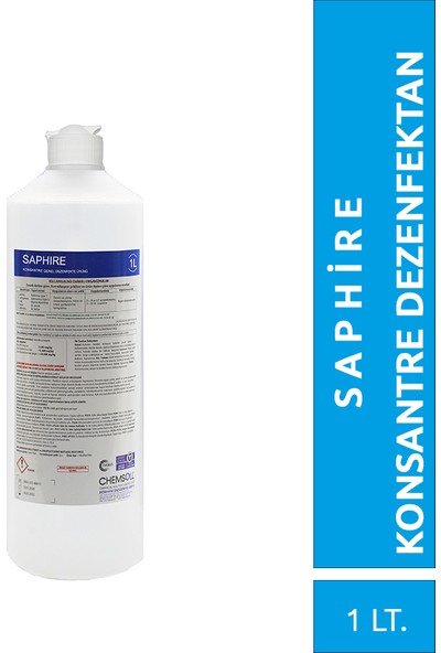 Chemsoll Saphıre Konsantre Genel Dezenfekte Ürünü - 1 lt