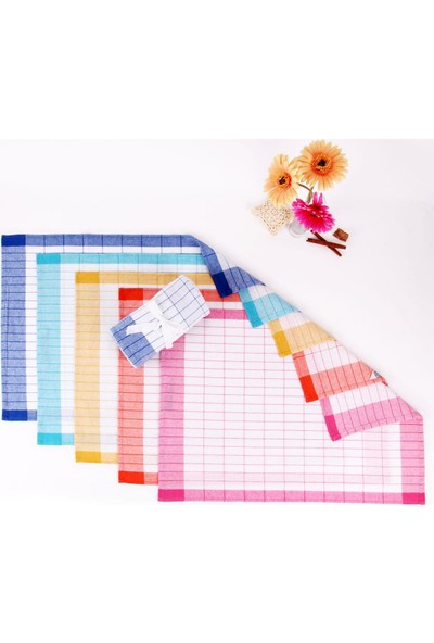 Baveno 4'lü Renkli Çok Amaçlı Mutfak Kurulama Bezi 50 x 70 cm