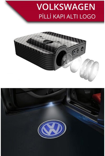 BTM Otomotiv Volkswagen Marka Pilli Kapı Altı Logo Sensörlü BTM Otomotiv Volkswagen Marka Pilli Kapı Altı Logo Sensörlü