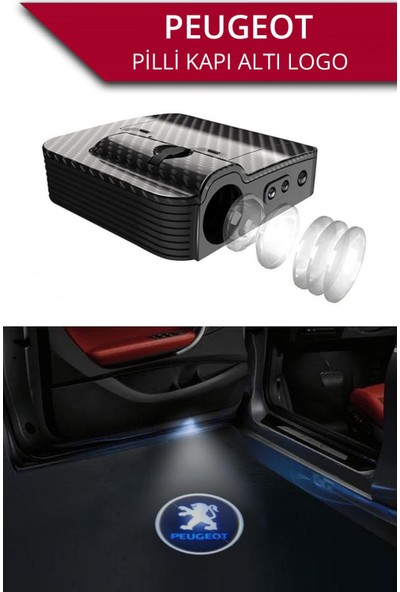 BTM Otomotiv Peugeot Marka Pilli Kapı Altı Logo Sensörlü BTM Otomotiv Peugeot Marka Pilli Kapı Altı Logo Sensörlü