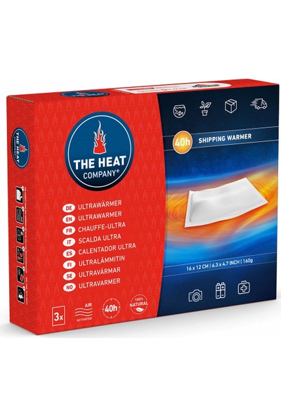 The Heat Company 40 Saat 3 Adet Theheatcompany Ultrawarmer Nakliye ve Operasyon Isıtıcı