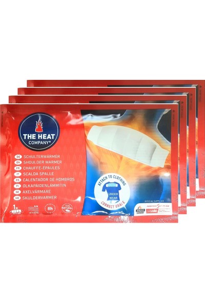 The Heat Company 8 Saat Yapışkanlı Boyun Vücut Isıtıcı 4 Isıtıcı Gözlü 4 Adet