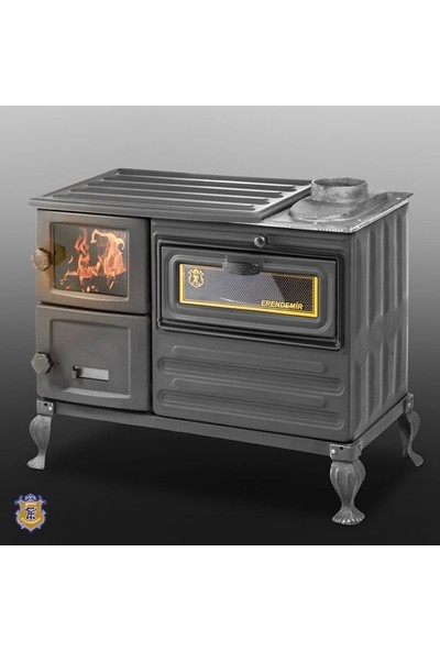 Erendemir Kuzine Şömine Soba Döküm Pik Ayaklı EM804B-D-P