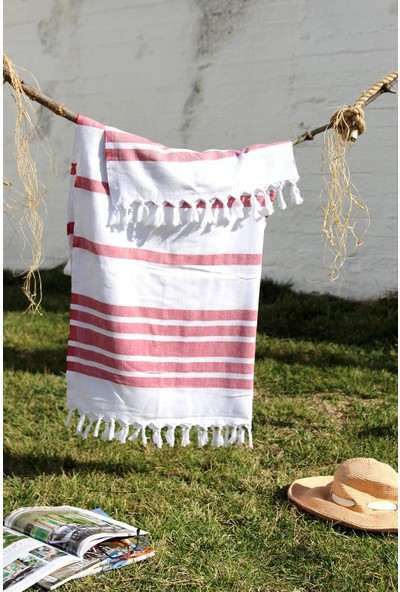 Baveno Pamuklu 100 x 180 cm Peştemal Plaj Havlusu Jakarlı Baveno Pamuklu 100 x 180 cm Peştemal Plaj Havlusu Jakarlı