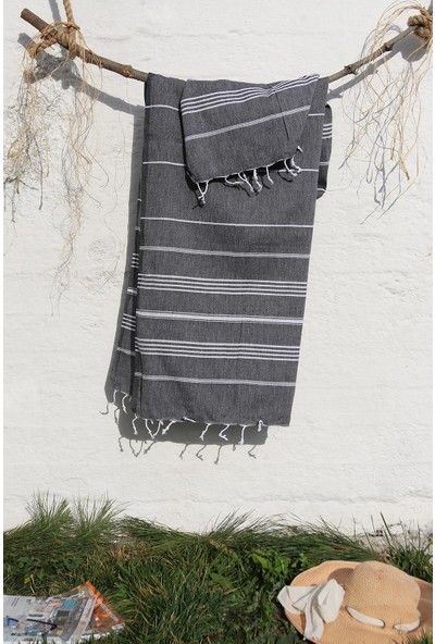 Baveno Pamuklu 100 x 180 cm Peştemal Plaj Havlusu Jakarlı Baveno Pamuklu 100 x 180 cm Peştemal Plaj Havlusu Jakarlı