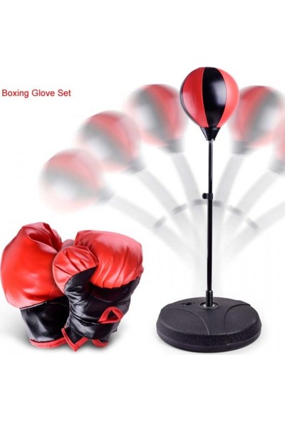 Leyaton Çocuk Boks Standı 70-105 cm Refleks Topu Boks Seti Leyaton Çocuk Boks Standı 70-105 cm Refleks Topu Boks Seti