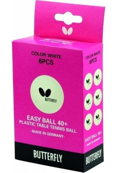 Butterfly Easy Ball 40+ Masa Tenisi Topu
