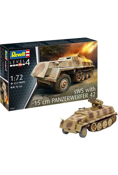 Revell Maket Model Kit Sws With 15 cm Panzerwerfer 42 03264