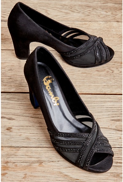 Bambi Bambi̇ Siyah Kadın Açık Ayakkabı