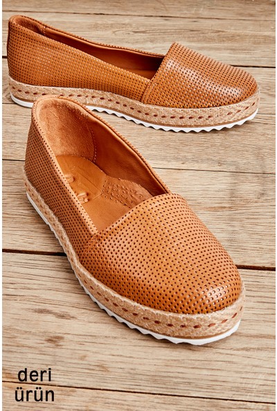 Bambi̇ Taba Kadın Espadril L0528012603 Bambi̇ Taba Kadın Espadril L0528012603