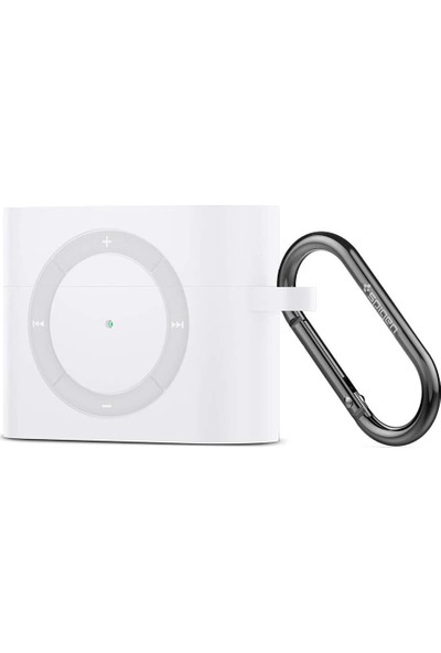 Spigen Apple AirPods Pro Kılıf Classic Shuffle White - ASD02217 Spigen Apple AirPods Pro Kılıf Classic Shuffle White - ASD02217