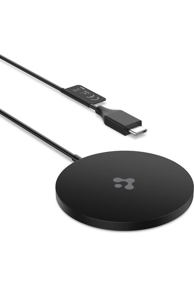 Spigen PowerArc ArcField MagSafe Uyumlu Kablosuz Şarj Cihazı Black - ACH02190 Spigen PowerArc ArcField MagSafe Uyumlu Kablosuz Şarj Cihazı Black - ACH02190