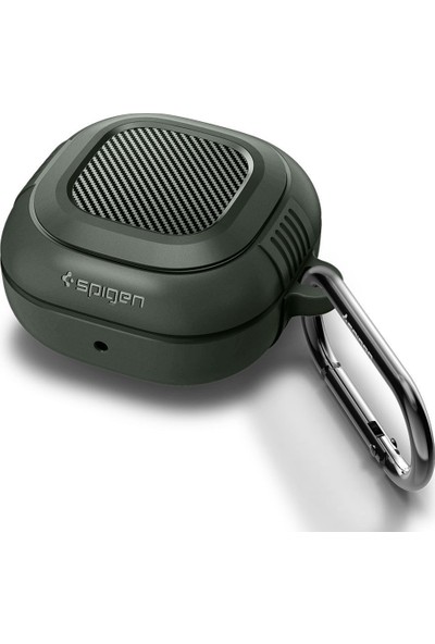 Spigen Samsung Galaxy Buds Pro / Buds Live Kılıf Rugged Armor Military Green - ASD02474 Spigen Samsung Galaxy Buds Pro / Buds Live Kılıf Rugged Armor Military Green - ASD02474