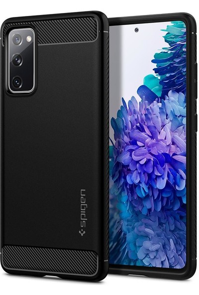Spigen Samsung Galaxy S20 FE Kılıf Rugged Armor Matte Black - ACS01847 Spigen Samsung Galaxy S20 FE Kılıf Rugged Armor Matte Black - ACS01847