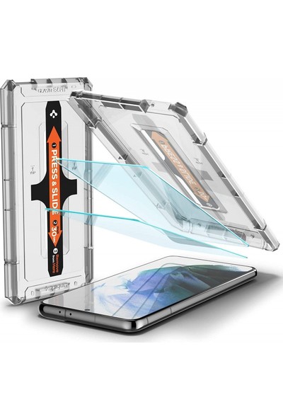 Spigen Samsung Galaxy S21 Plus Cam Ekran Koruyucu Kolay Kurulum GLAS.tR EZ Fit Slim HD (2 Adet) - AGL02537 Spigen Samsung Galaxy S21 Plus Cam Ekran Koruyucu Kolay Kurulum GLAS.tR EZ Fit Slim HD (2 Adet) - AGL02537