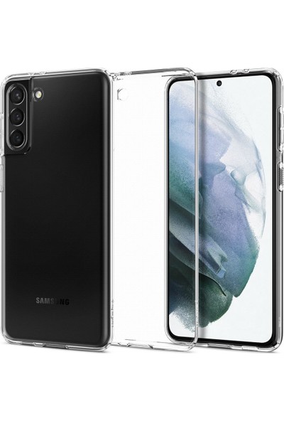 Spigen Samsung Galaxy S21 Plus Kılıf Liquid Crystal 4 Tarafı Tam Koruma Crystal Clear - ACS02383 Spigen Samsung Galaxy S21 Plus Kılıf Liquid Crystal 4 Tarafı Tam Koruma Crystal Clear - ACS02383