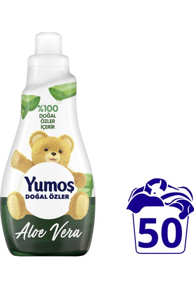 Yumoş Extra Doğal Özler Konsantre Çamaşır Yumuşatıcısı Aloe Vera 1200 ML 50 Yıkama Yumoş Extra Doğal Özler Konsantre Çamaşır Yumuşatıcısı Aloe Vera 1200 ML 50 Yıkama