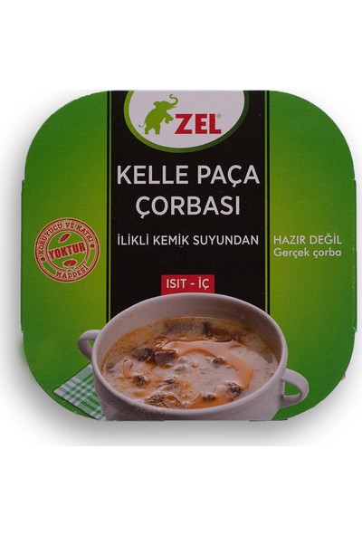 Zel Kase Kelle Paça Çorbası 250 ml - Ilikli Kemik Suyundan