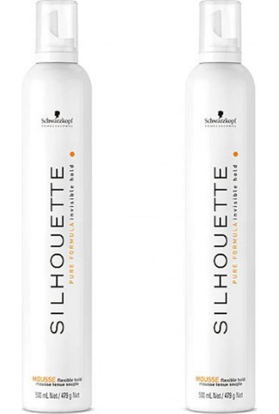 Schwarzkopf Silhouette Beyaz Orta Tutucu Filexible Saç Köpüğü 500 ml X2 Schwarzkopf Silhouette Beyaz Orta Tutucu Filexible Saç Köpüğü 500 ml X2