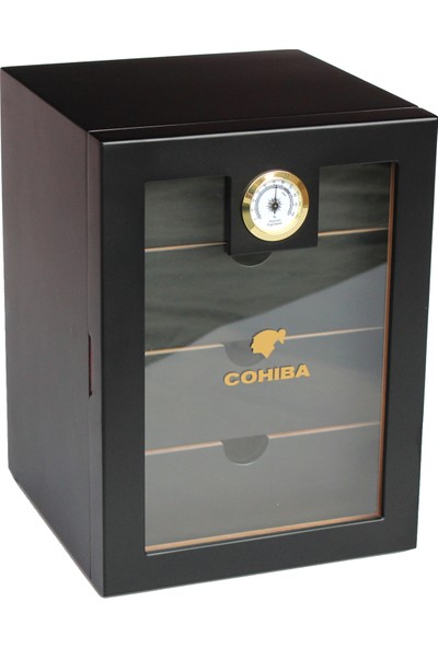 Cohiba Siyah Çekmeceli 4 Katlı Sedir Humidor Puro Kutusu RA82SY Cohiba Siyah Çekmeceli 4 Katlı Sedir Humidor Puro Kutusu RA82SY