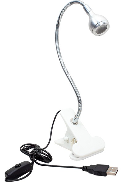 Elektrogun Masa Lambası Cob LED 5V USB Beyaz Powermaster Elektrogun Masa Lambası Cob LED 5V USB Beyaz Powermaster