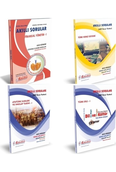 İlkumut Yayıncılık AÖF Menkul Kıymetler ve Sermaye Piyasası 2. Sınıf 3. Dönem (Güz)