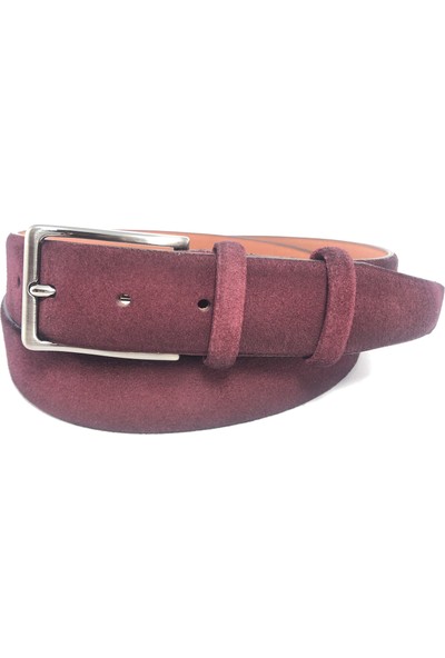 Giray Deri Süet 3.5 cm Bordo Kemer Giray Deri Süet 3.5 cm Bordo Kemer
