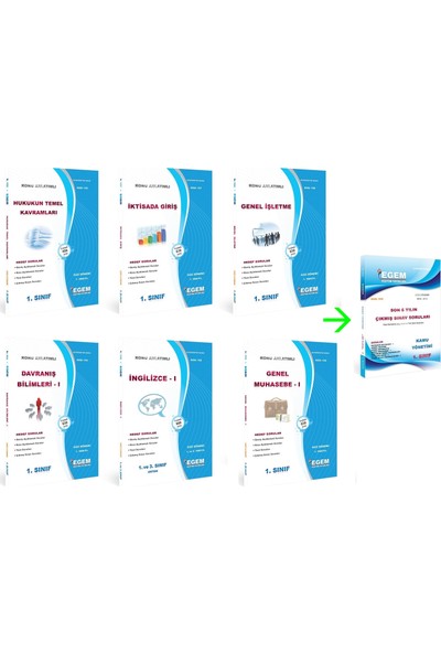 Egem Yayınları AÖF Çalışma Ekonomisi ve Endüstri Ilşkileri 1. Sınıf 1. Dönem Fullset (Güz)