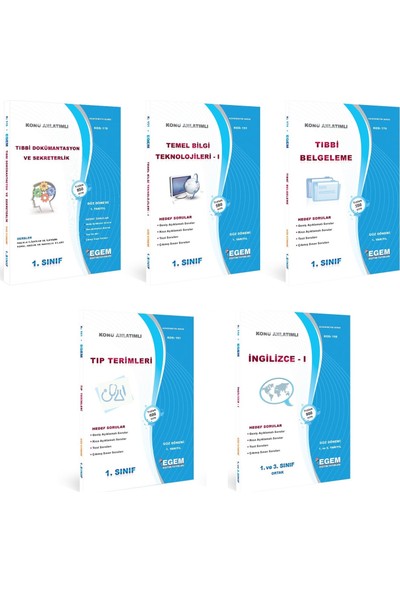 Egem Yayınları AÖF Tıbbi Dokümantasyon ve Sekreterlik 1. Sınıf 1. Dönem Modüller Set (Güz) Egem Yayınları AÖF Tıbbi Dokümantasyon ve Sekreterlik 1. Sınıf 1. Dönem Modüller Set (Güz)