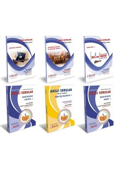 İlkumut Yayıncılık AÖF Uluslararası Ilişkiler 2. Sınıf 3. Dönem Tüm Dersler Modül Set (Güz)