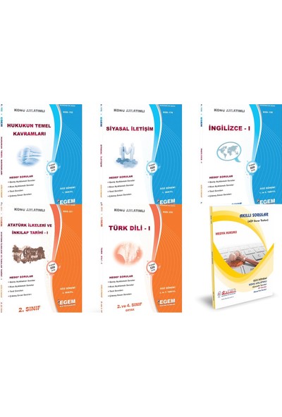 Egem Yayınları AÖF Medya ve Iletişim 1 ve 2. Sınıf (Güz) Egem Yayınları AÖF Medya ve Iletişim 1 ve 2. Sınıf (Güz)