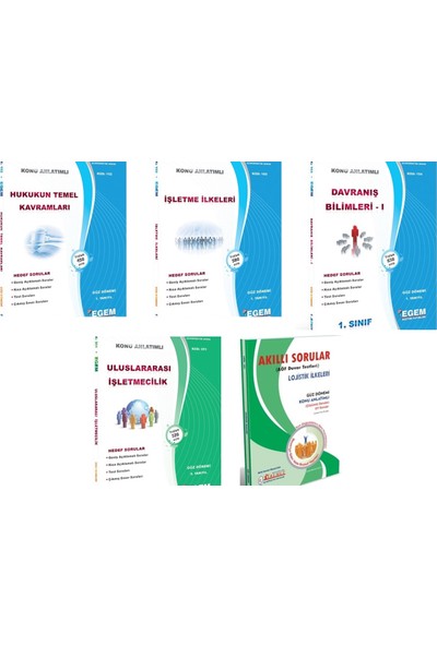 Egem Yayınları AÖF Lojistik 1. Sınıf 1. Dönem Modüller Set (Güz) Egem Yayınları AÖF Lojistik 1. Sınıf 1. Dönem Modüller Set (Güz)